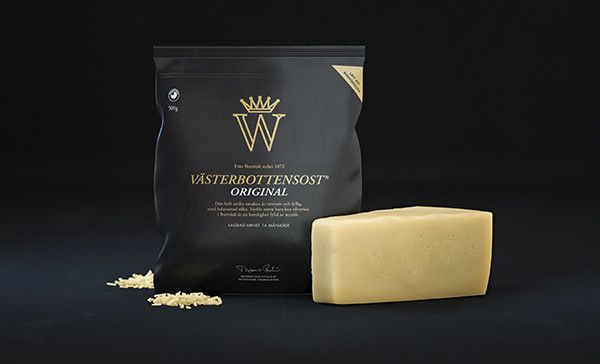 Västerbottensost i nygammal förpackning